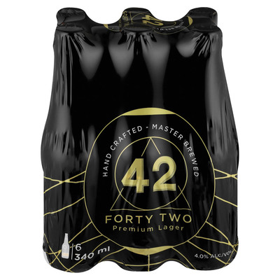 42 Premium Lager 6 x 340ml | PnP