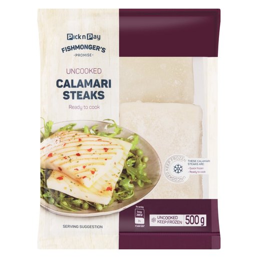 PnP Fishmonger's Calamari Steaks 500g | PnP