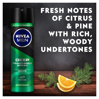 Nivea Deep Green Fragrance Male Deo 150ml | PnP