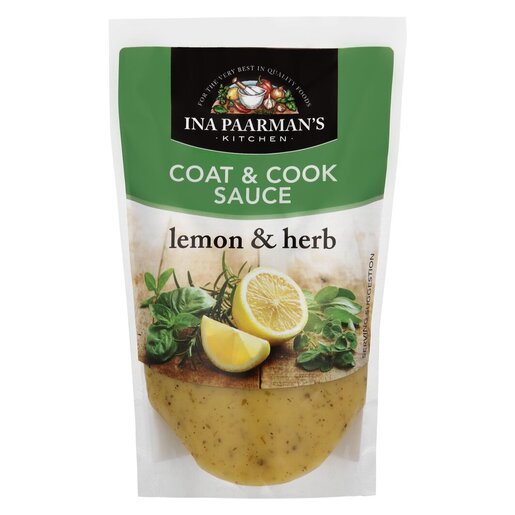 Ina Paarman's Lemon & Herb Coat & Cook Sauce 200ml | PnP