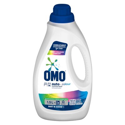 Omo Colour Care Stain Removal Auto Washing Liquid Detergent 1.5L ...