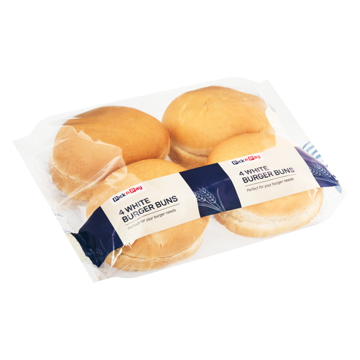PnP White Burger Bun 4 Pack | PnP