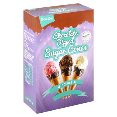 PnP Chocolate Dipped Sugar Cones 8 Pack | PnP