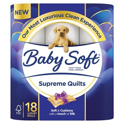 Baby Soft White 2 Ply Toilet Paper 18 Pack | PnP