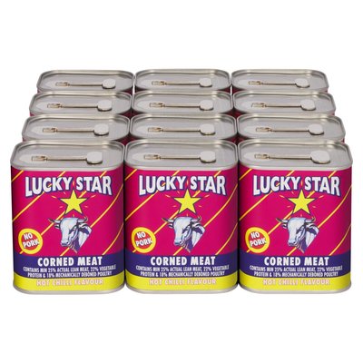 Lucky Star Corned Meat Hot Chilli 300g x 12 | PnP