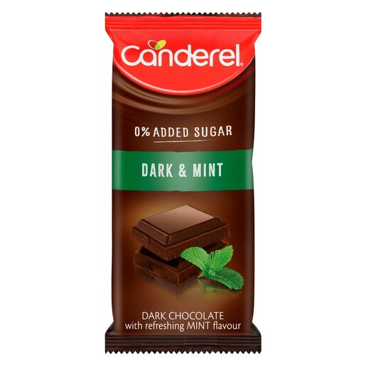 Canderel Choc Slab Dark & Mint 100g | PnP