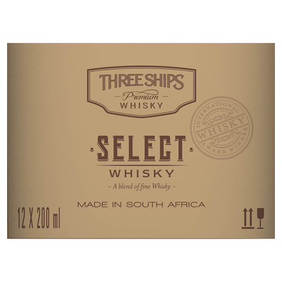 Three Ships Select Whisky 200ml x 12 | PnP