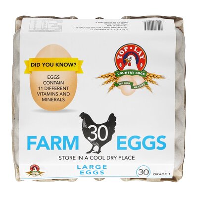 Toplay Large Eggs 30 Pack | PnP