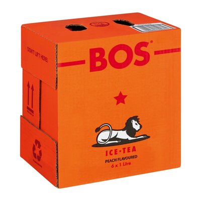 Bos Ice Tea Peach 1L x 6 | PnP