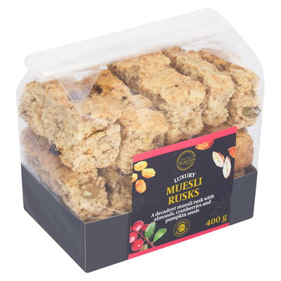Crafted Collection Luxury Muesli Rusk 400g | PnP