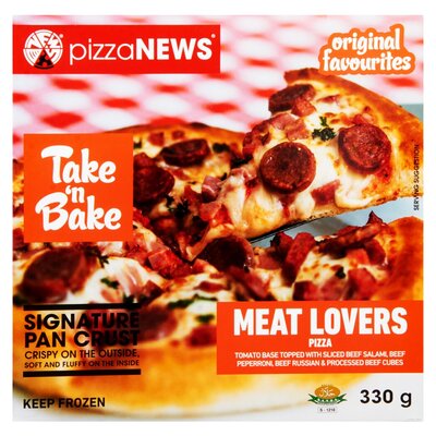 Pizza News Meat Lover Frozen Pizza 330g | PnP