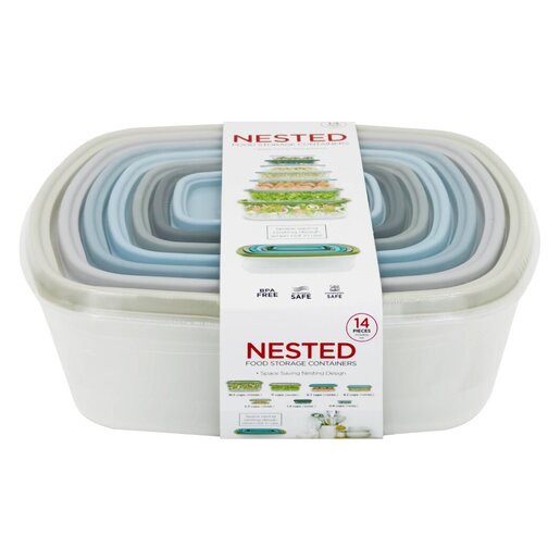 Rectangular Storage Plastic Container 7 Piece Set | Smart Price ...