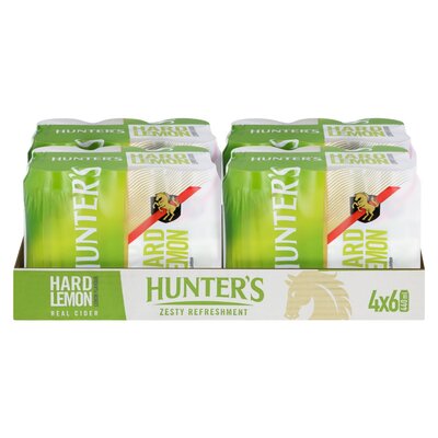 Hunters Hard Lemon Can 24 x 440ml | PnP