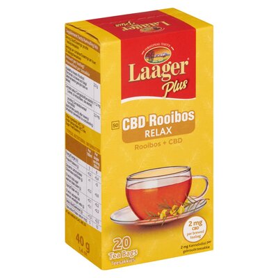 Laager Plus Relax CBD Rooibos Tea 20 Pack | PnP