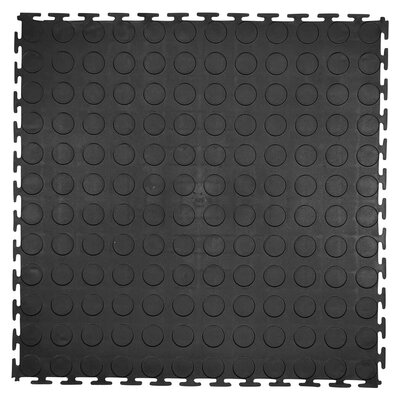 Multi-flor Black Pvc Interlocking Tile | PnP