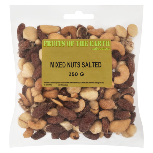 Fruits Of The Earth Mixed Salted Nuts 250g | PnP