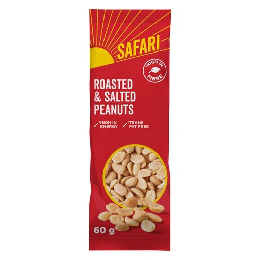 Safari Peanuts Roasted & Salted 60g | PnP
