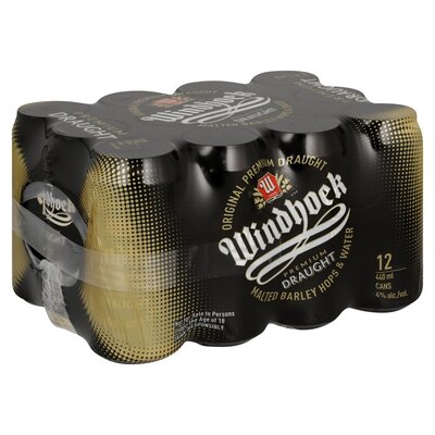 Windhoek Draught Cans 12 x 440ml | PnP