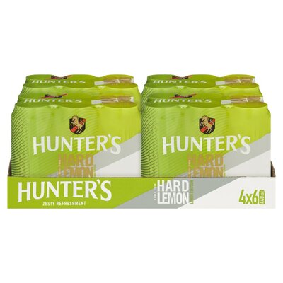 Hunters Hard Lemon Can 24 x 440ml | PnP