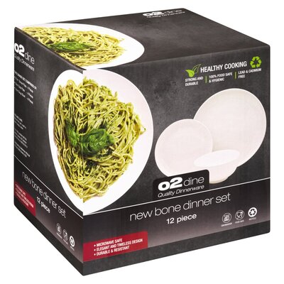 O2 Dinner Set Opal Coup 12 Pack | PnP