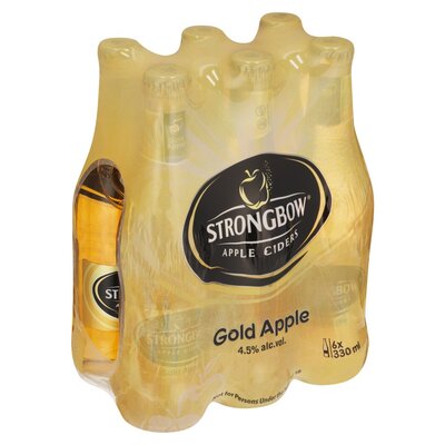 Strongbow Gold Apple Bottle 6 x 330ml | PnP