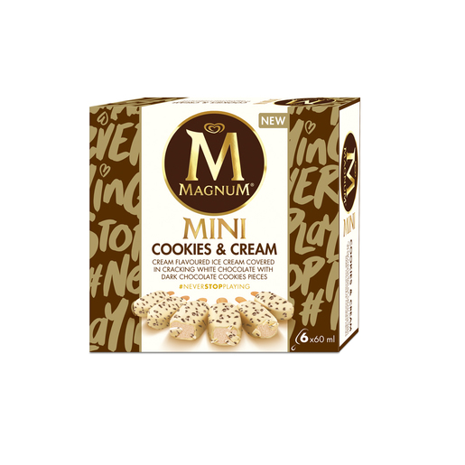 Ola Magnum Cookies & Cream Ice Cream 6s | PnP