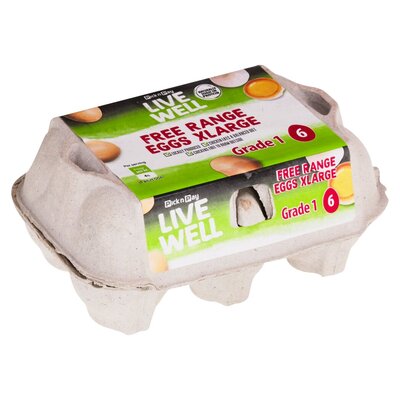 PnP Extra Large Free Range Eggs 6 Pack | PnP
