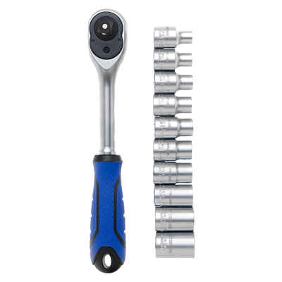 Topline 2 Inch Drive Ratchet & Socket Set 1 11 Piece | PnP