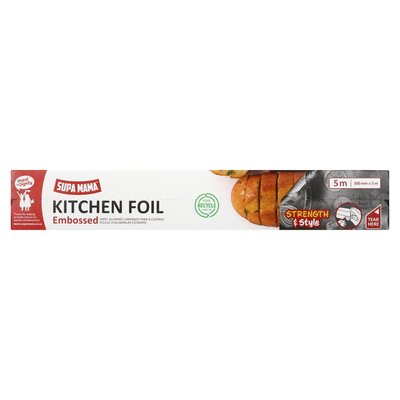 Supa Mama Emboss Kitchen Aluminium Foil 5m | PnP