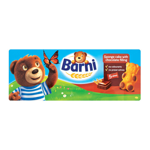 Barni Soft Sponge W Choc Filling 150g x 1008 | PnP