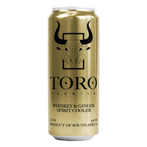 Toro Premium Whiskey & Ginger Spirit Cooler 440ml | PnP