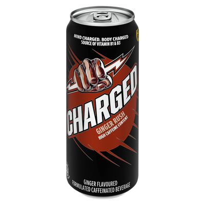 Charged Ginger Rush High Caffeine Drink 500ml | PnP