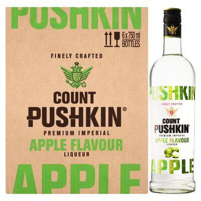 Count Pushkin Apple Vodka 750ml | PnP