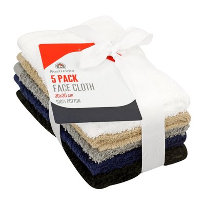 Real Home Face Cloths Naturals | PnP