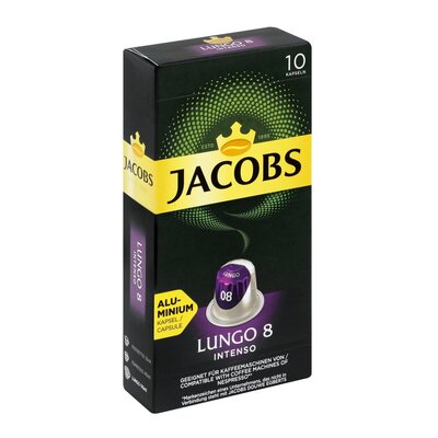 Jacobs Lungo Intenso Intensity 8 Coffee Capsules 10s | PnP