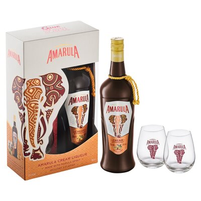 Amarula Liqueur 750ml with 2 Glasses in Gift Pack | PnP