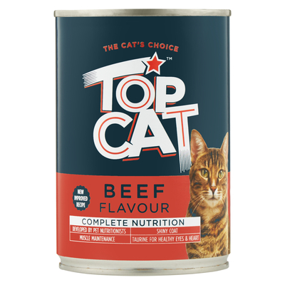 Top Cat Meatloaf Beef Flavour Cat Food 400g | PnP