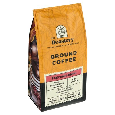 The Roastery Espresso Blend Ground Coffee 250g | Smart Price Specials ...