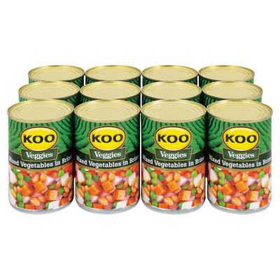 Koo Mixed Vegetables 410g x 12 | PnP