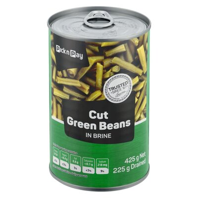 PnP Green Beans Crosscut 425g | PnP