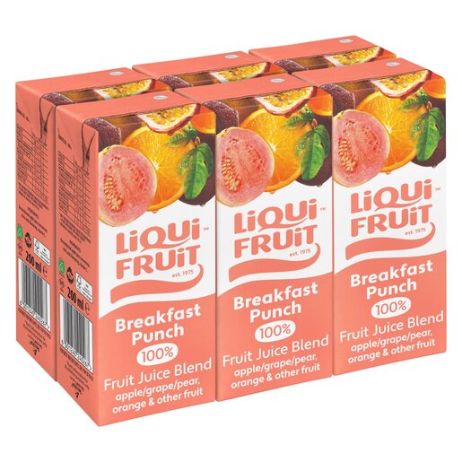 Liqui-Fruit Long Life Fruit Juice Breakfast Punch 200ml x 6 | PnP