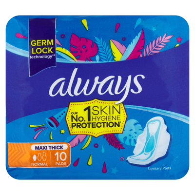 Always Maxi Cotton Normal Pads 10 Pack | PnP