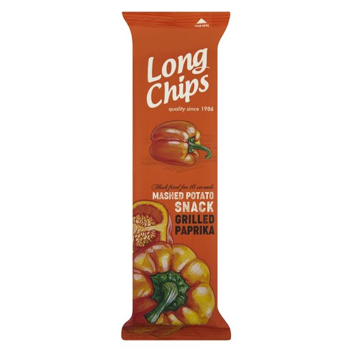 Long Chips Grilled Paprike Potato Snack 75g | PnP