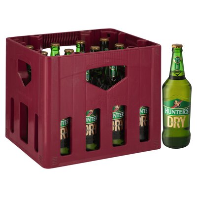 Hunters Dry Bottle + Deposit 12 x 660ml | PnP
