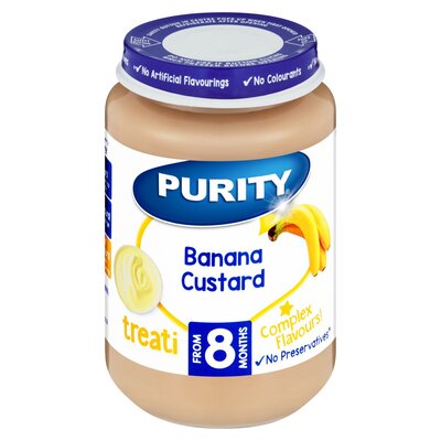 Purity Jar Banana Custard 200ml from 8 Months | PnP