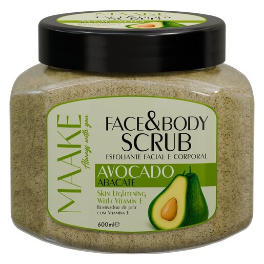 MAAKE Avocado Face & Body Scrub 600ml | PnP