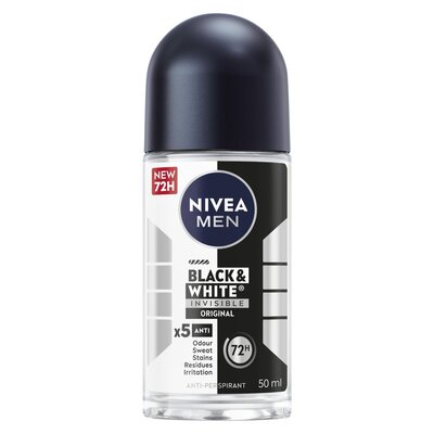Nivea Men Roll On Black & White Anti- Perspirant 50ml | PnP