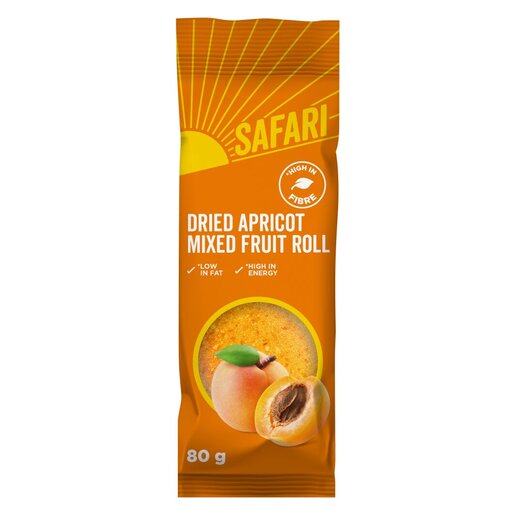 Safari Apricot Fruit Roll 80g | PnP