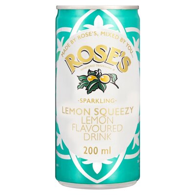 Rose's Carbonated Soft Drinks Lemon Squeezy 200ml | Smart Price ...