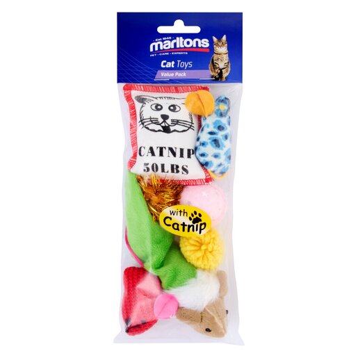 Marltons Value Pack Cat Toys With Catnip | PnP